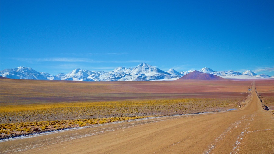 Chile mostrando cenas tranquilas, paisagem e neve