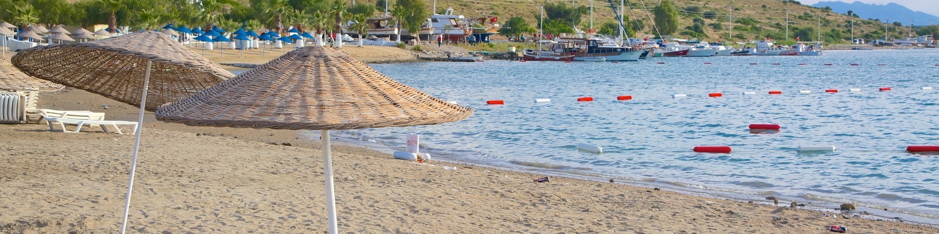 Praia Bardakci que inclui uma praia de areia
