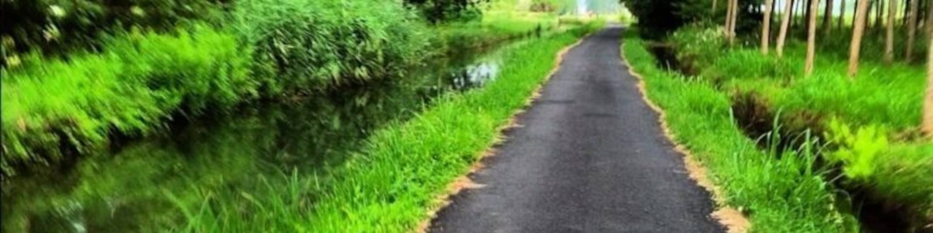 Bicycle trip around Lombardia Ticino park