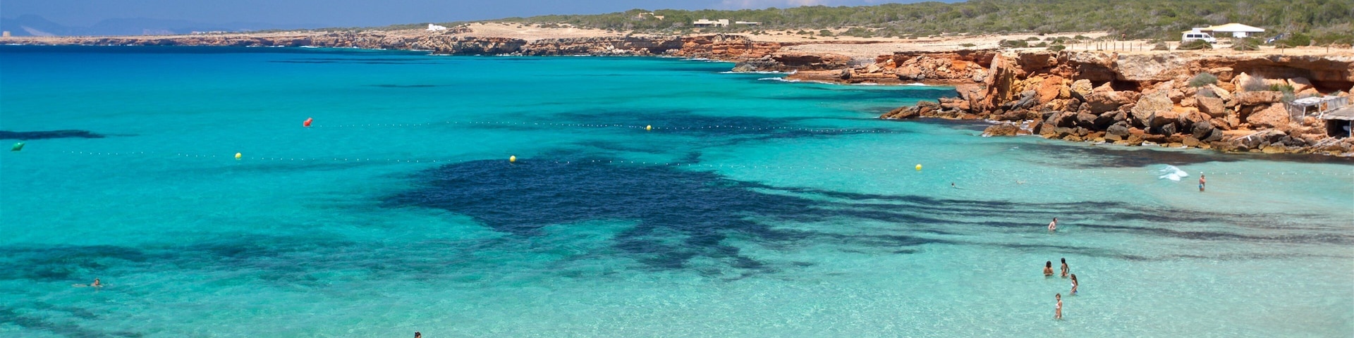 Formentera featuring rocky coastline and general coastal views