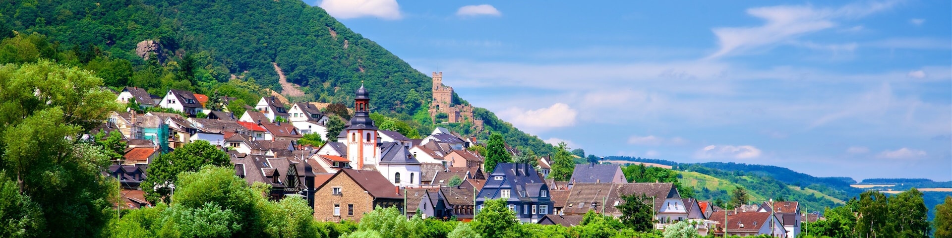 Trechtingshausen which includes a coastal town