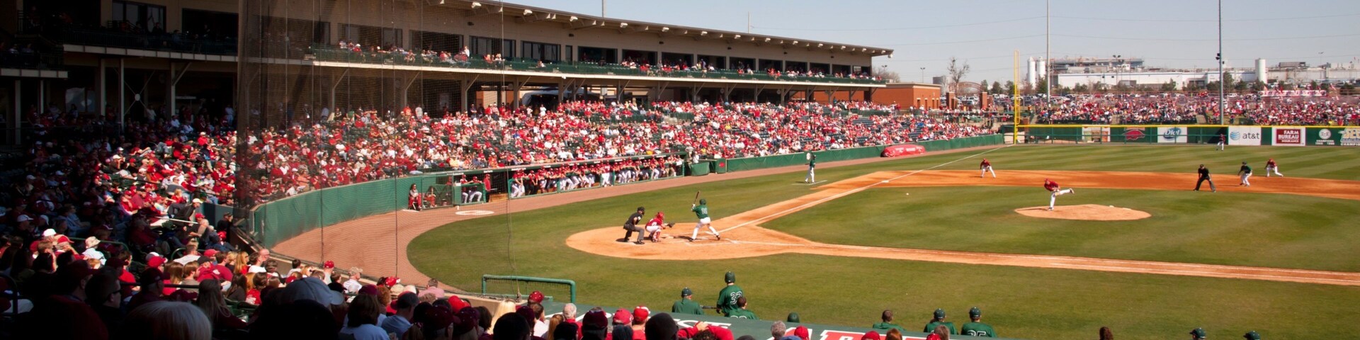 Baum Stadium caracterizando um evento desportivo