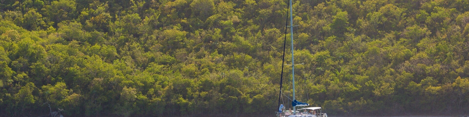 Maho Beach showing a bay or harbor