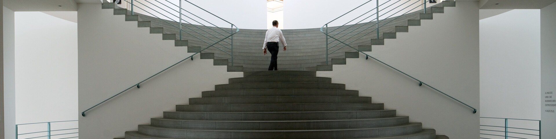 Bonn Arts Museum featuring interior views as well as an individual male