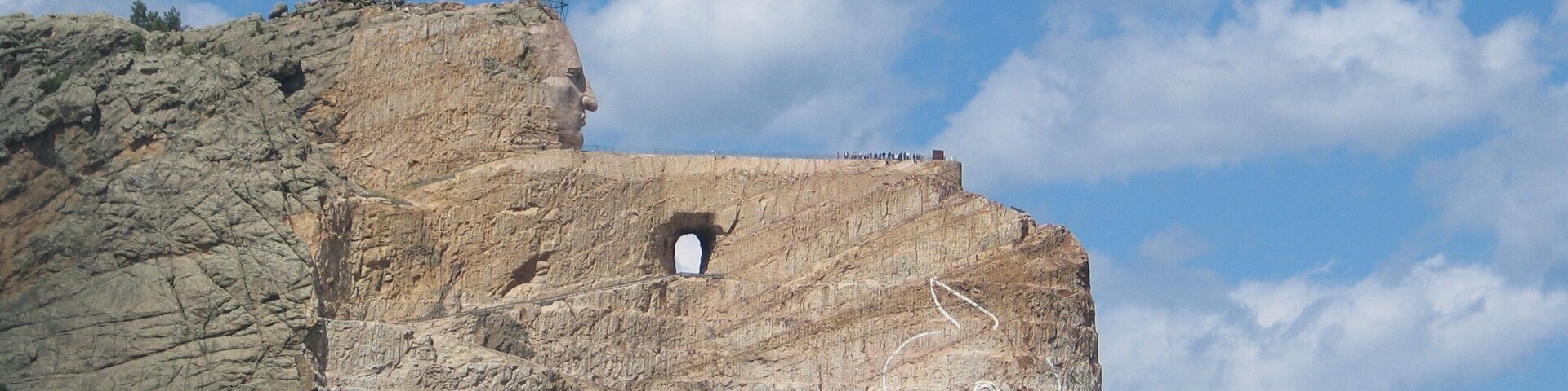 Crazy Horse Memorial.
Started in1948,
And still not finish