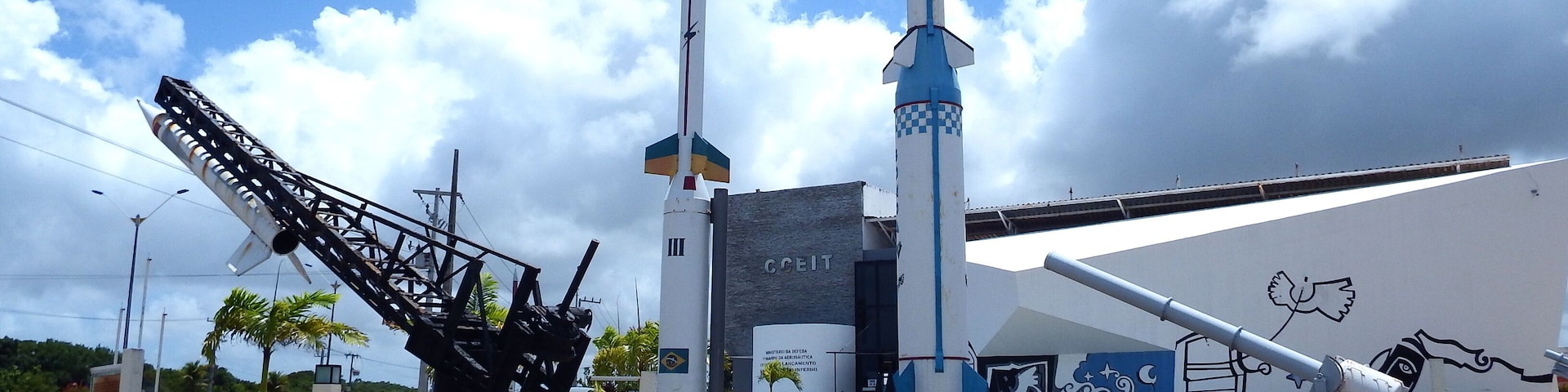 Museu do Centro de lançamentos de foguetes Barreira do Inferno, próximo à cidade de Natal, RN, Brasil.