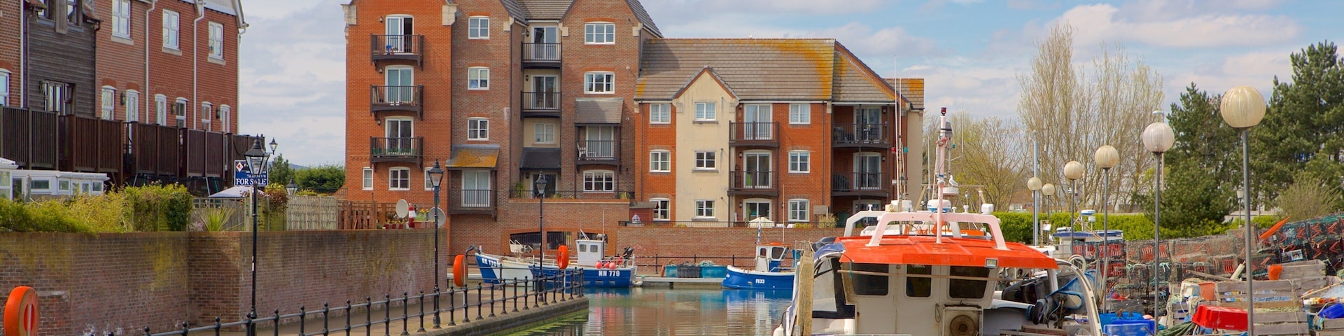 Sovereign Harbour que inclui uma baía ou porto