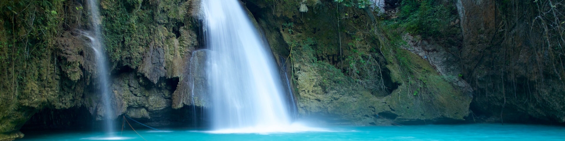 Kawasan Falls which includes a river or creek and a cascade