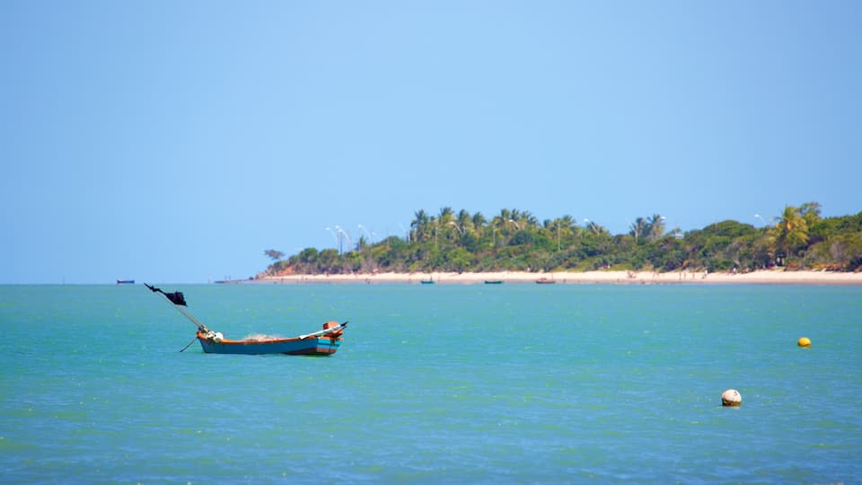 Muta Beach featuring general coastal views and boating