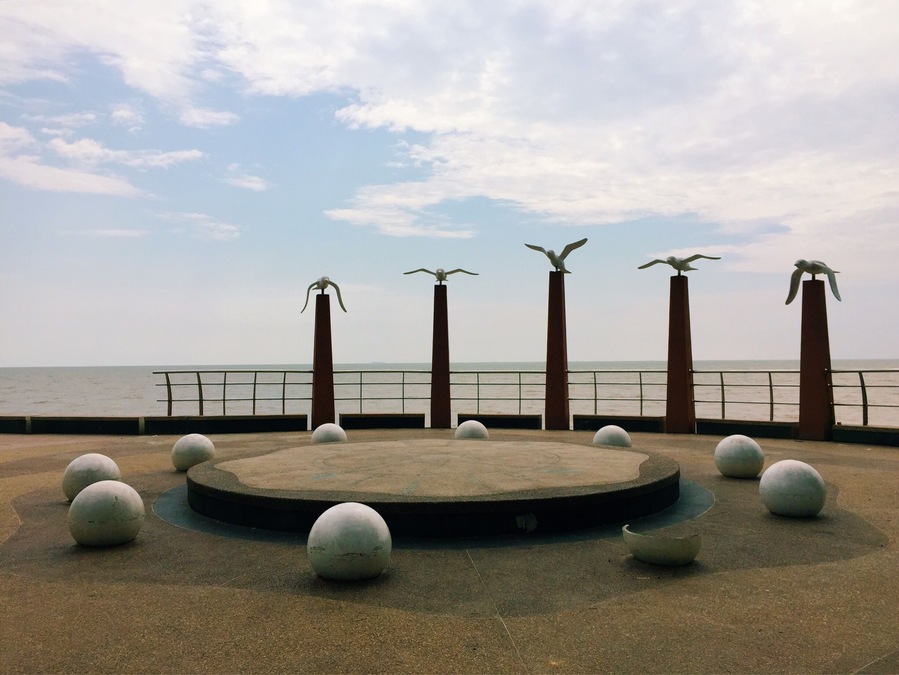 This is the closest beach you can get from the city (KL). To get to the beach you have to drive a little further up or down depending where you coming from. Ask the locals, they are more than happy to help