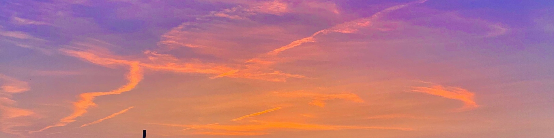 Sunrise from the Rhône aboard Viking Delling river cruiser.