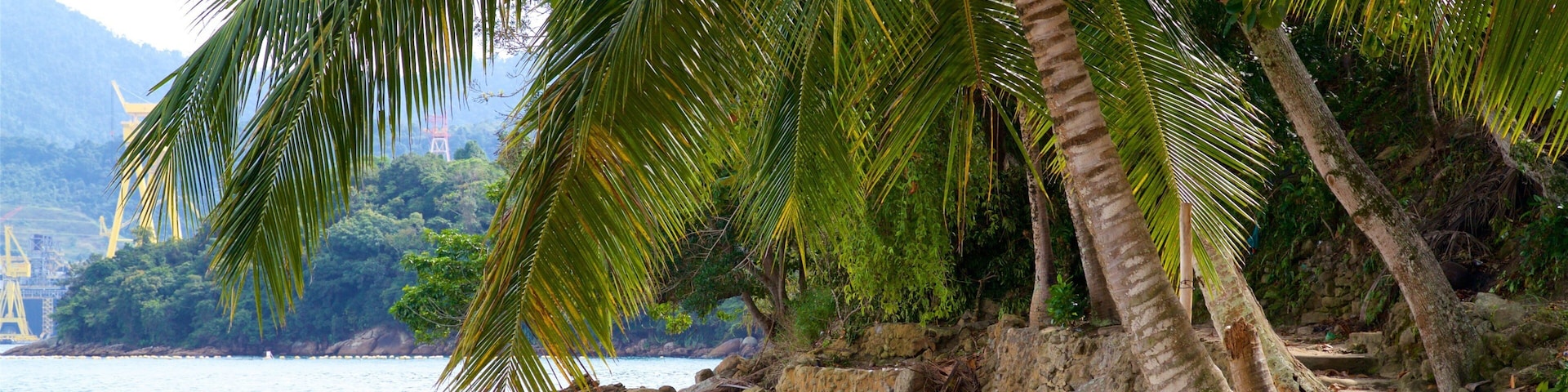 Eguas Beach which includes general coastal views, a sandy beach and tropical scenes