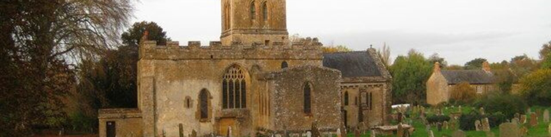 Church of St Mary the Virgin - Stoke sub Hamdon The church is basically Norman with many additions added throughout the ages. However there is an exterior carving over a window on the north side of the nave of a dragon slayer which is thought to be earlier - possibly Saxon.
