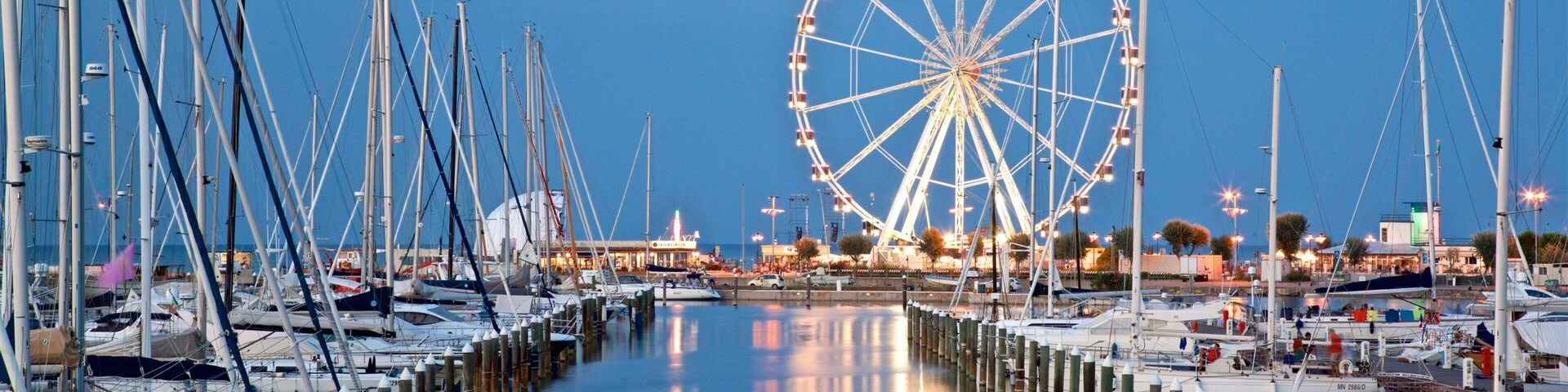 Rimini Marina showing a bay or harbor