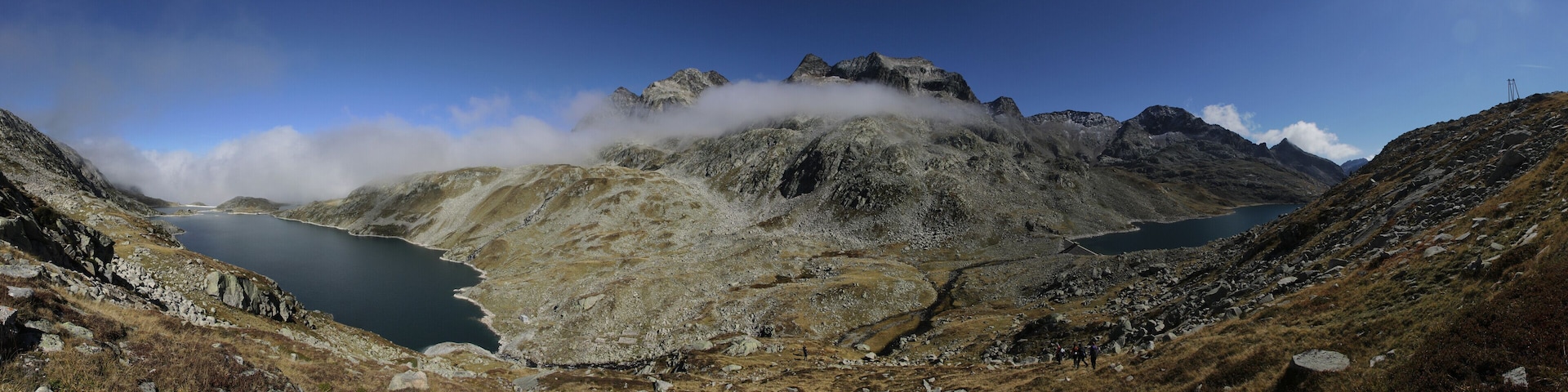 Panoramic view on the Sept Laux