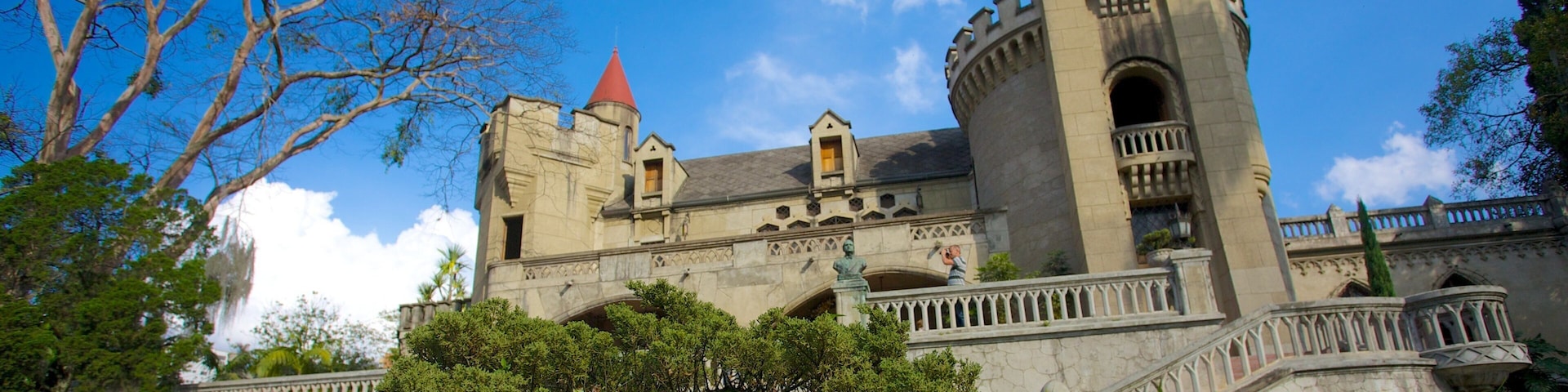 Museo El Castillo mostrando arquitetura de patrimĂŽnio e um pequeno castelo ou palĂĄcio