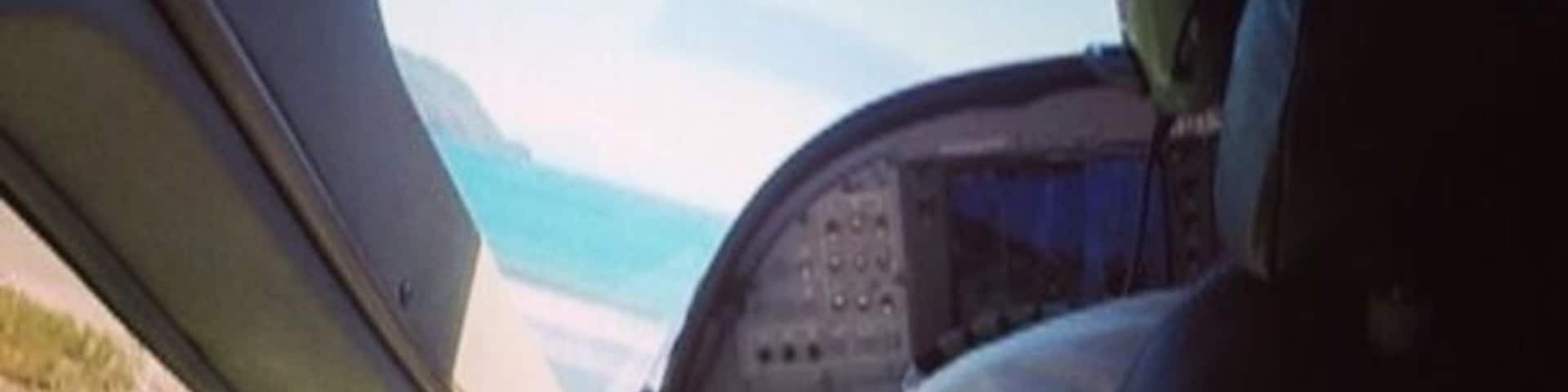 Flying out of Tambor, Costa Rica on a 15 person plane.