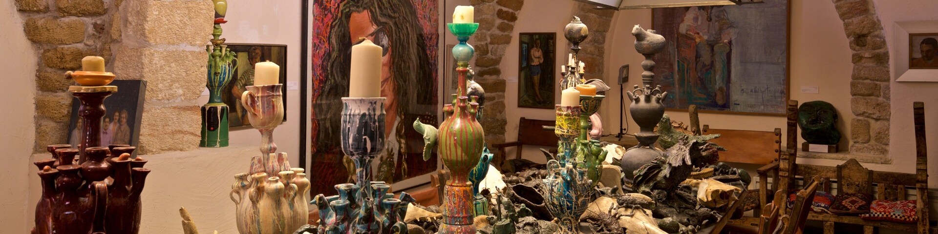 Museu Ilana Goor que inclui vistas internas