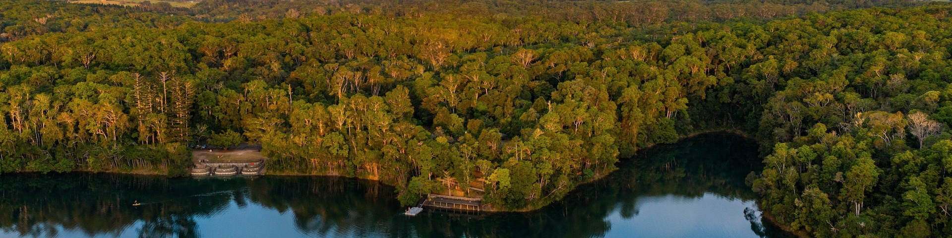 Crater Lakes National Park showing tranquil scenes, a river or creek and landscape views