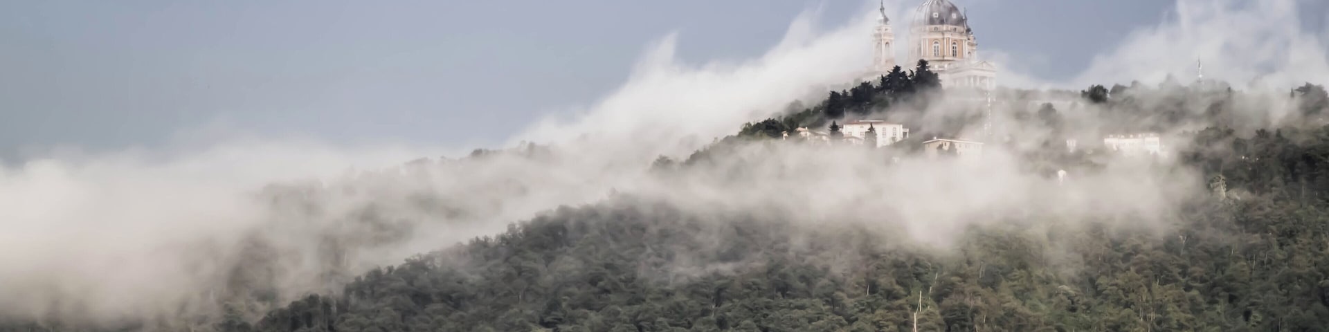 The Basilica di Superga after a pretty heavy storm. I thought this would make a good one for some creative editing.