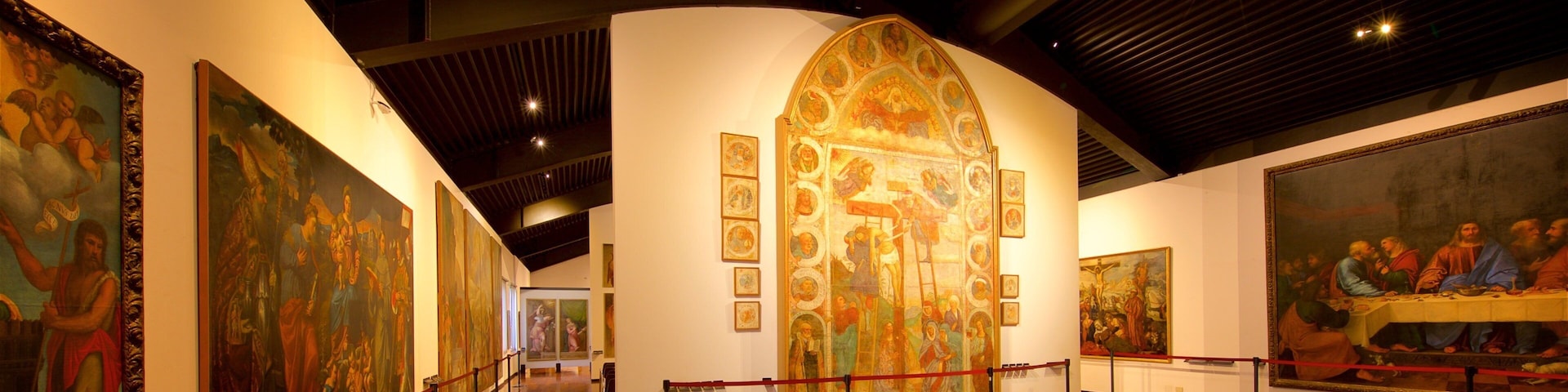 Eremitani Town Museums which includes art, religious aspects and interior views