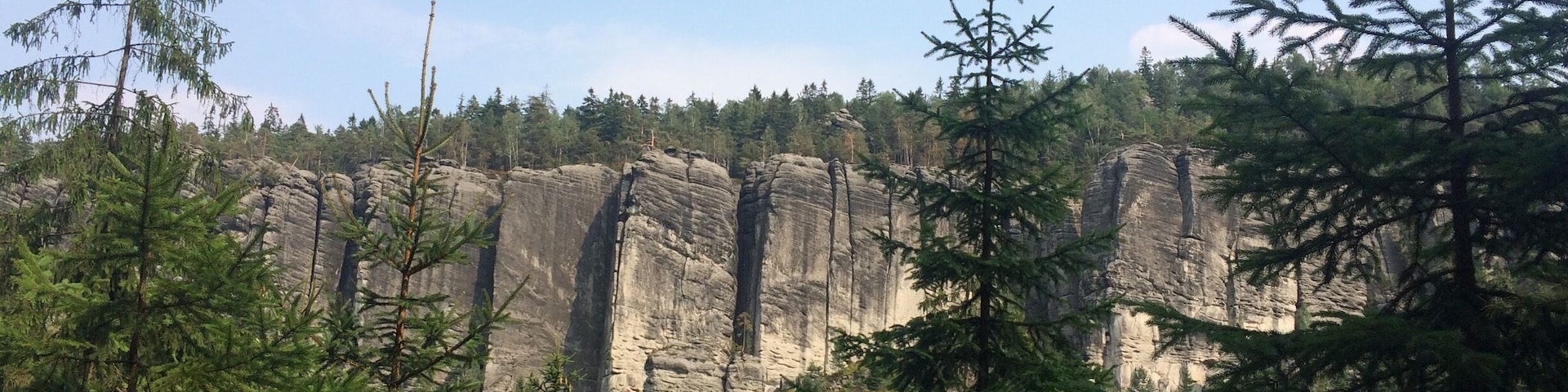 rock formations in czech republic. awesome place to hike