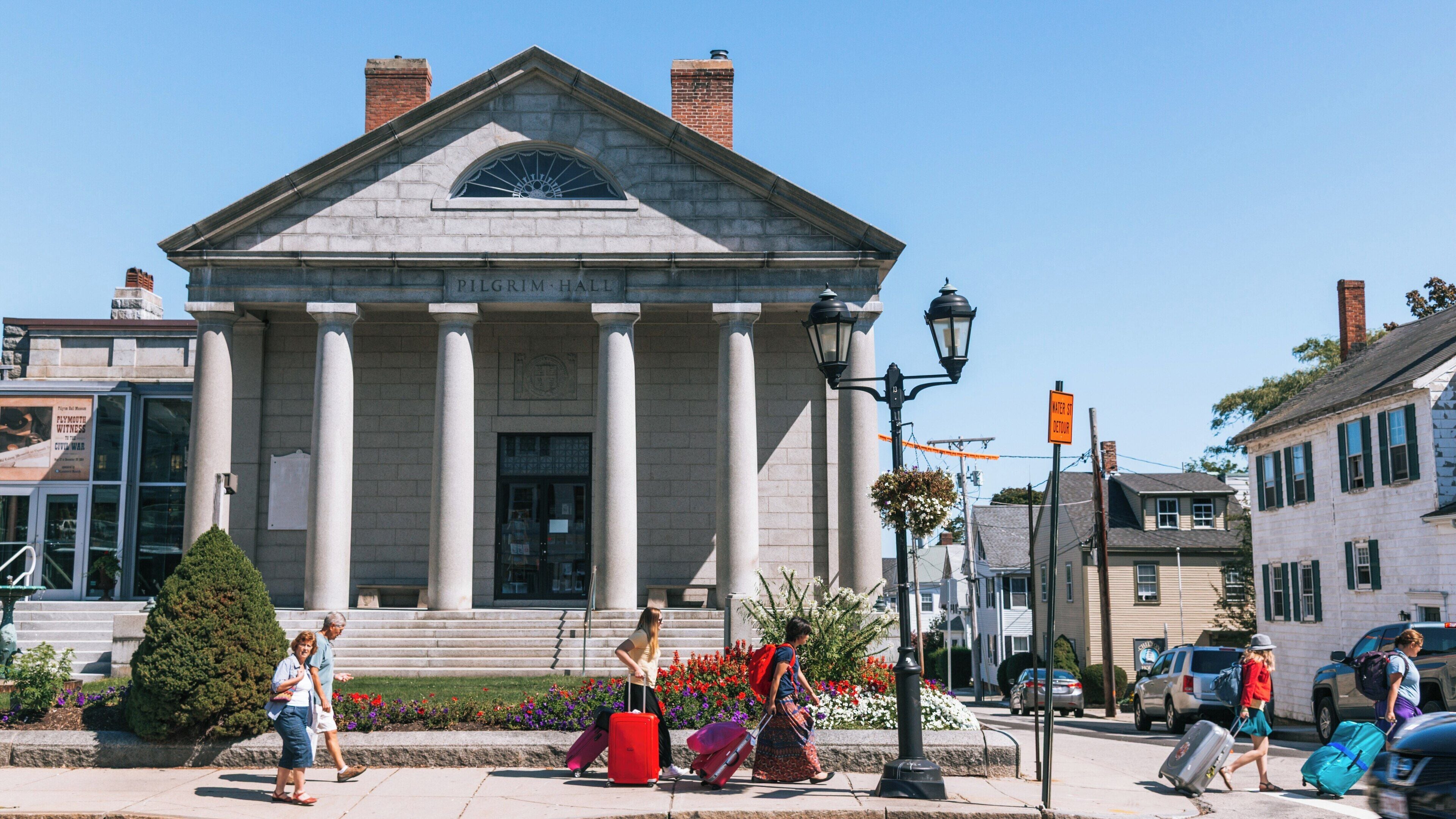 Visit to Pilgrim Hall Museum in Plymouth Cultural District offers a glimpse into rich history and culture of Massachusetts on a sunny day