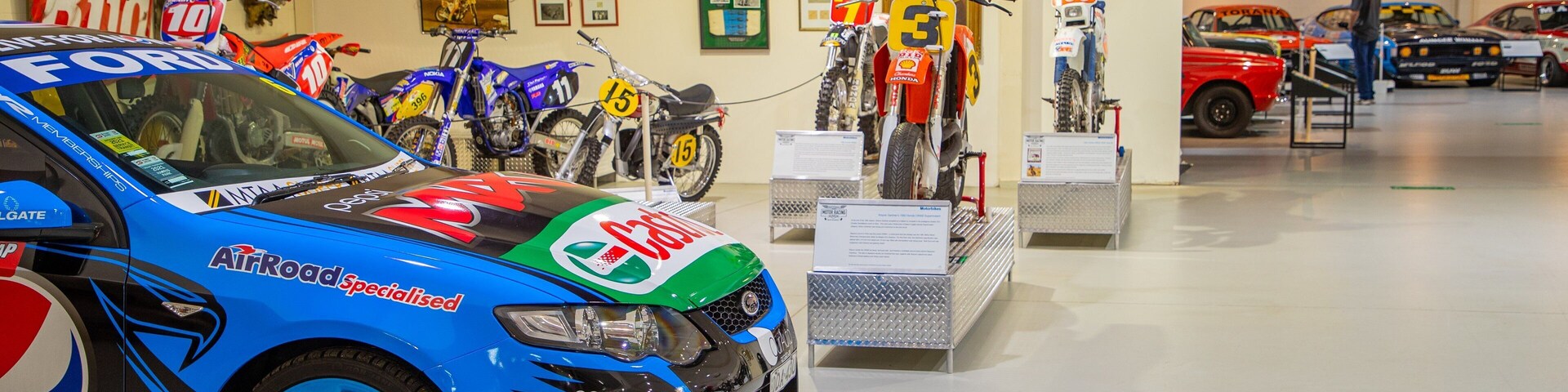 National Motor Racing Museum showing interior views