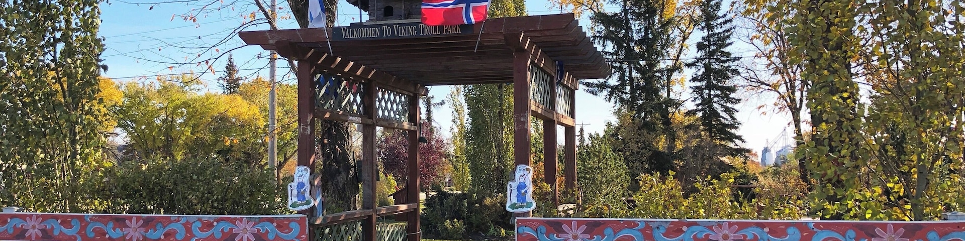 The Viking Troll Park. Viking was settled in 1909 by Scandinavian settlers; Sivert Hafso and Ole Sorenson from Norway. (October 2019)
#Local Secrets #MyBackyard