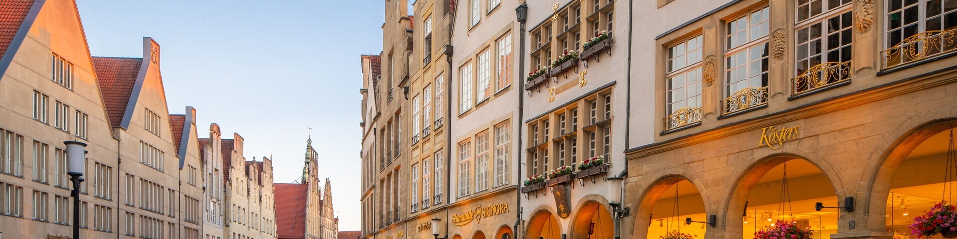 Prinzipalmarkt which includes a city