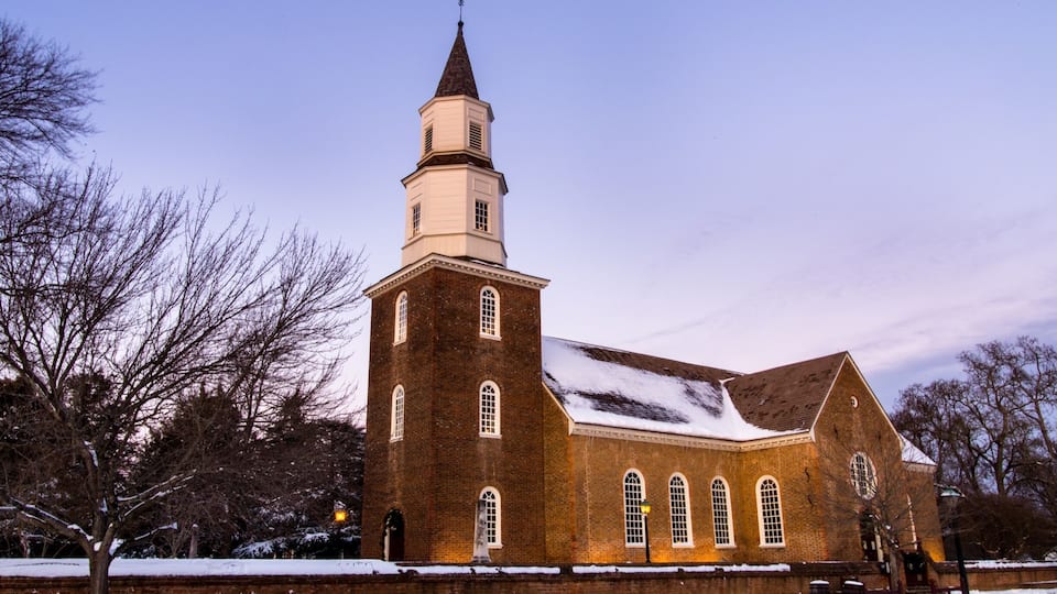 Bruton Parish Episcopal Church.
#snow