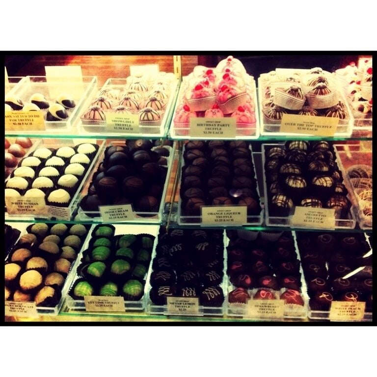 Some of the most delicious things I've ever eaten. You should be sure to try the blueberry and the white Russian truffles!