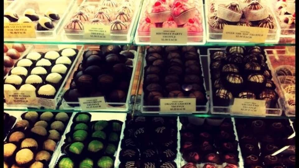 Some of the most delicious things I've ever eaten. You should be sure to try the blueberry and the white Russian truffles!