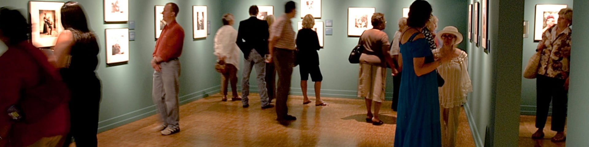 Colorado Springs Fine Arts Center featuring interior views and art as well as a large group of people