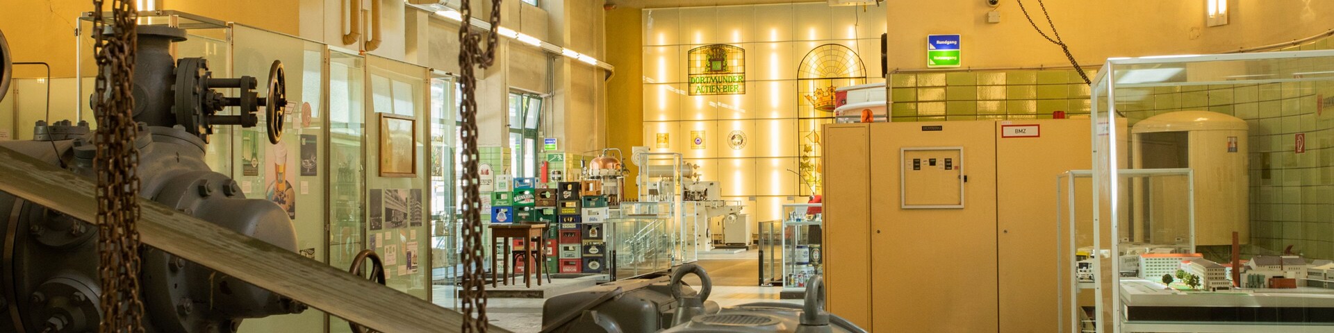 Dortmund Brewery Museum which includes interior views and heritage elements