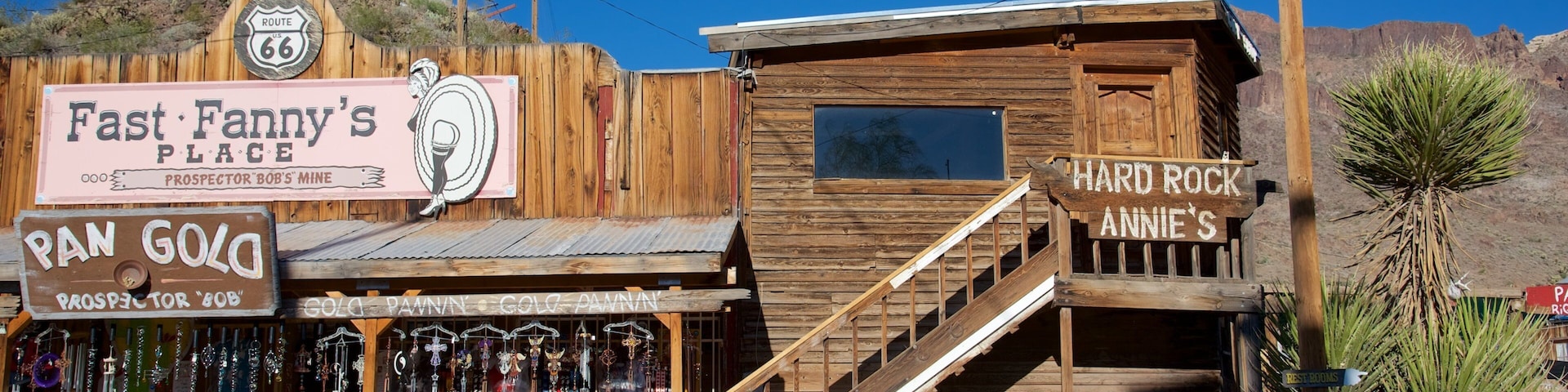 Oatman showing street scenes