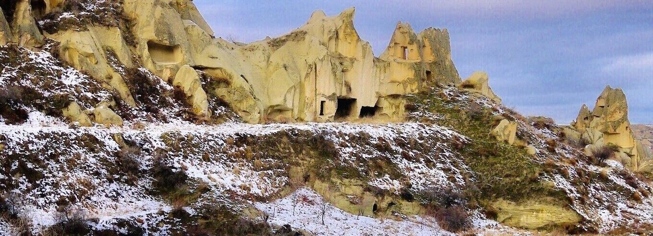 Hot air balloon in the middle of nowhere in Cappadocia, Turkey. #lifeatexpediagroup