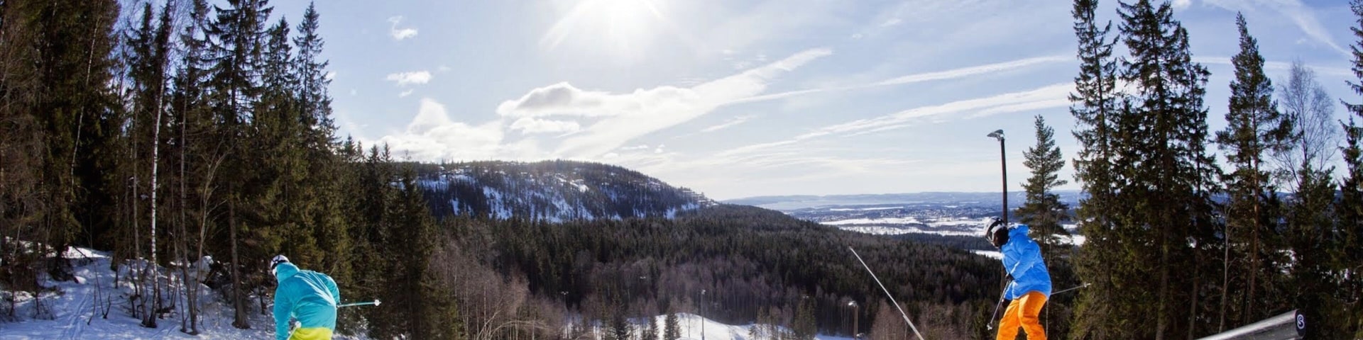 Oslo Winter Park featuring snow, snow skiing and forests