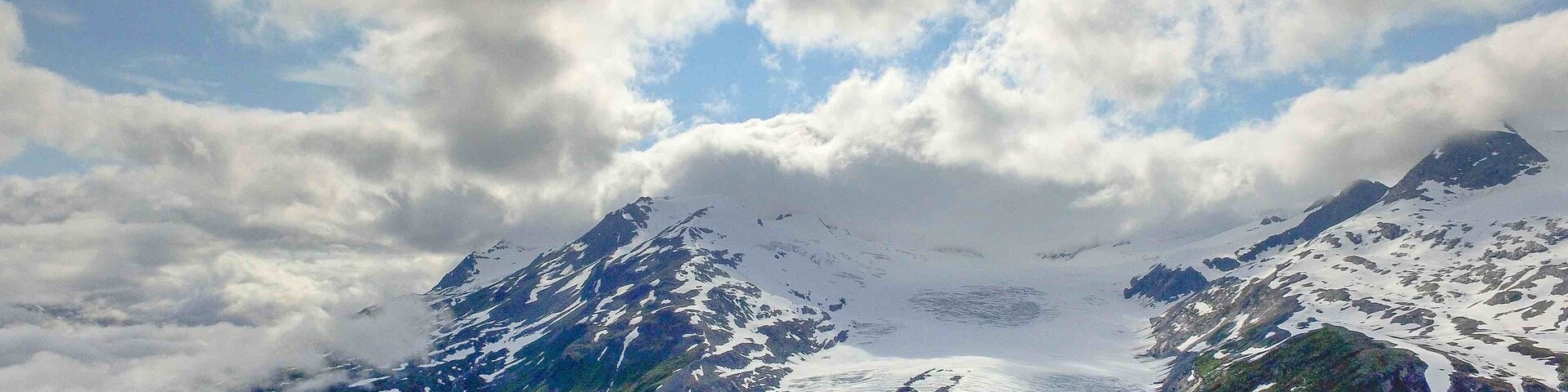 Summer Snow melt and Spring thaw make the perfect green and white!