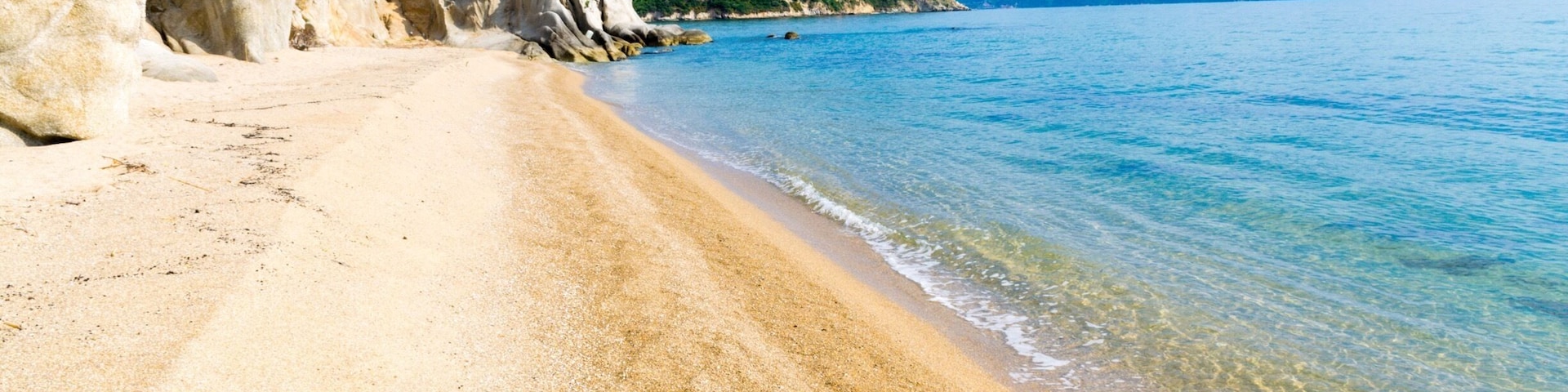 Near Ierissos, very beautiful beach but dirty on some pleases. #Europe #Greece #Beach