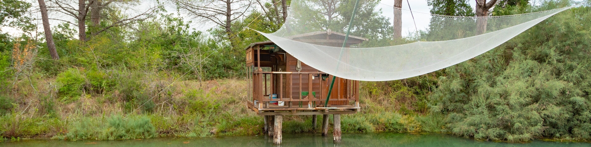 Cervia featuring a pond