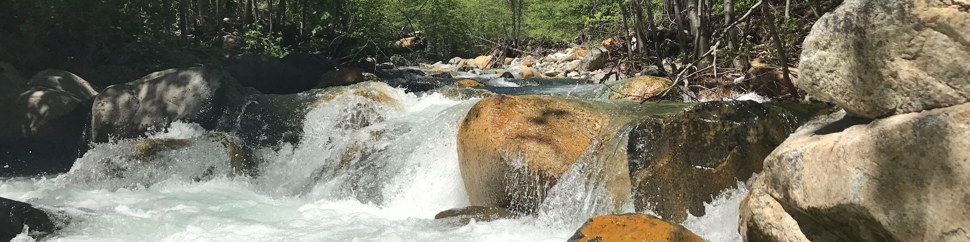 Beautiful Creek near castle crag campground