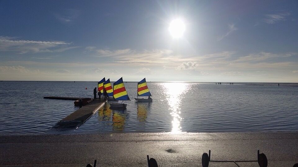 sailing school on the Marine Lake.