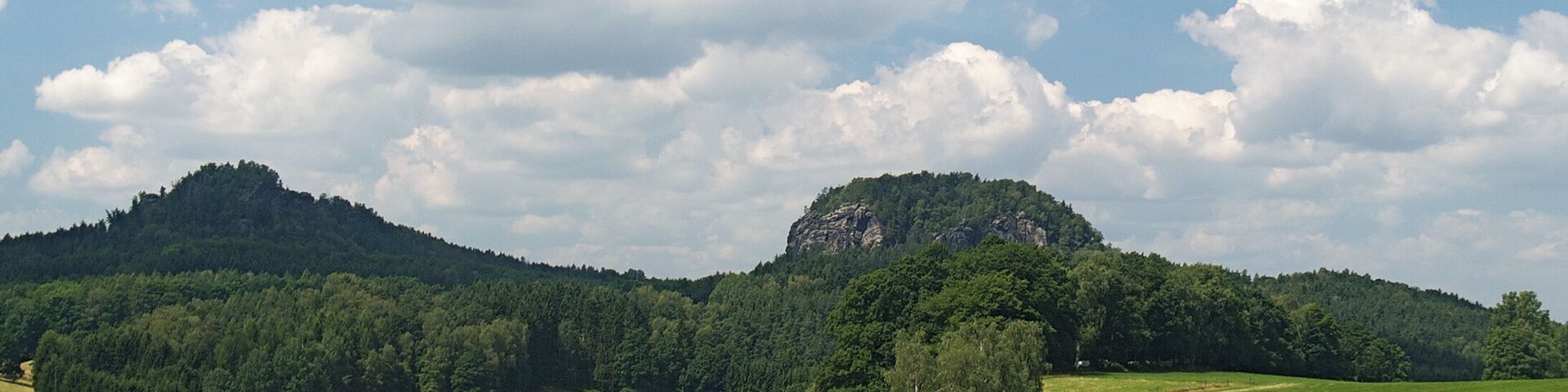 The Rocks Bärensteine in Saxon Switzerland.