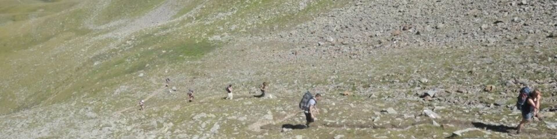 Going up to the speikboden and donnerstein summits. Oost Tirol, Austria
