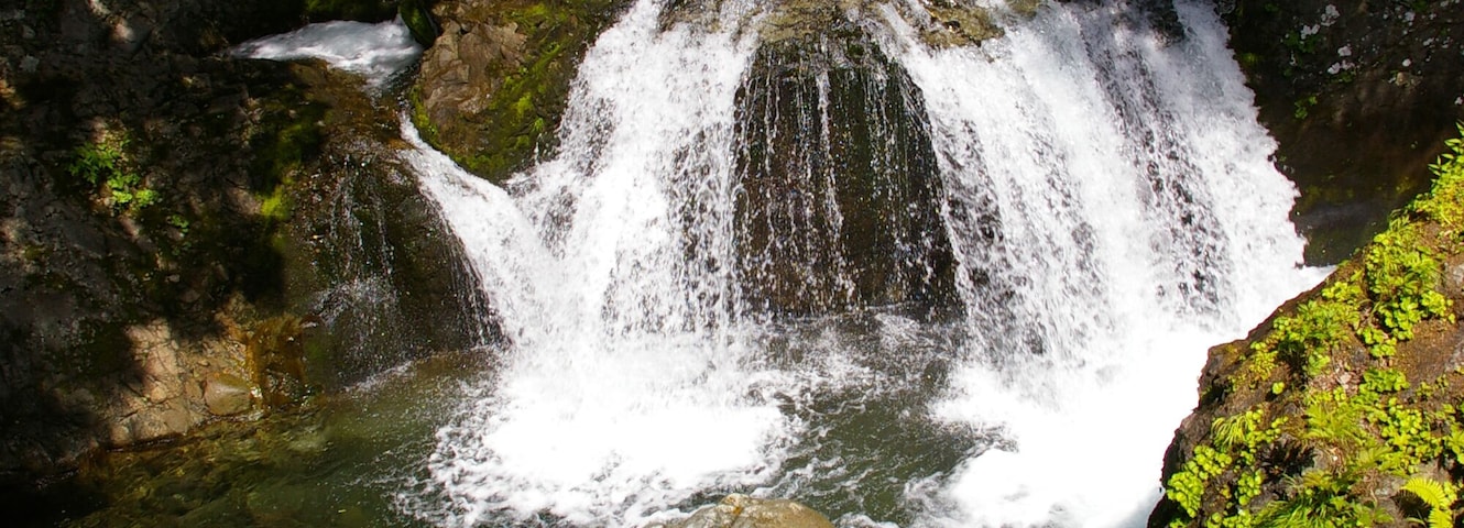 Sankai-Taki Falls, in Otaki area, Date, Hokkaido