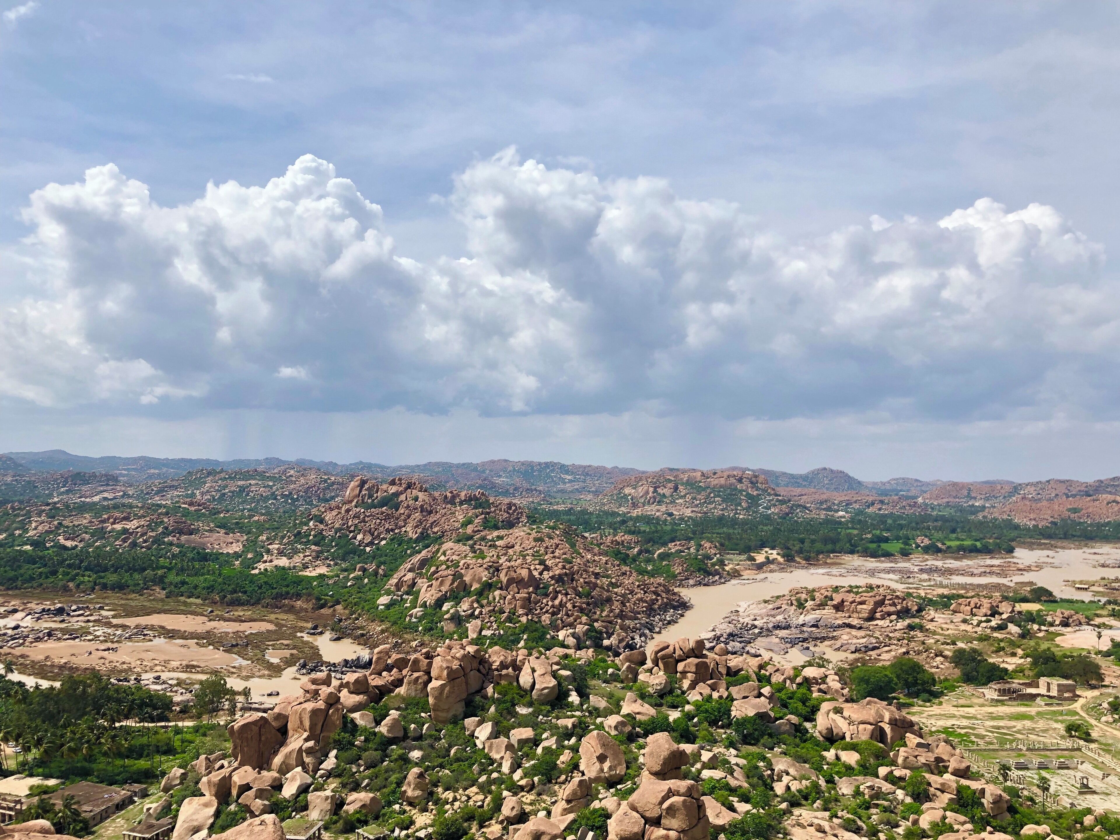 from Matanga hill
Although it was a little scary for me to climb this, the view was awesome!!
#India
#Hampi