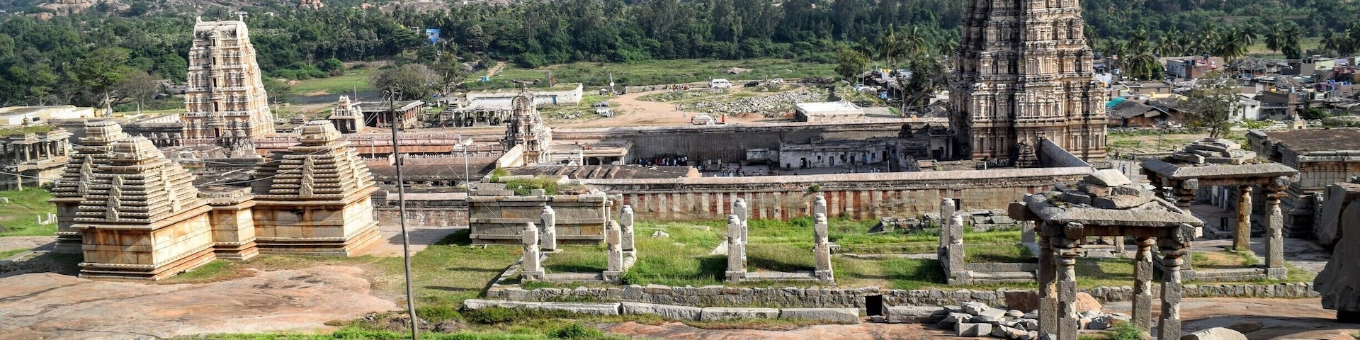 Virupaksha Temple Complex at Hampi.