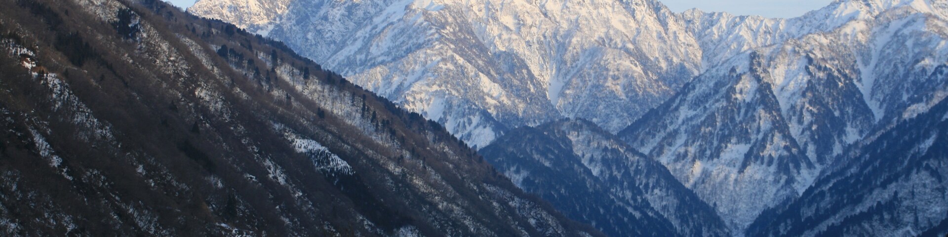 Mount Tsurugi seen from the WNW.