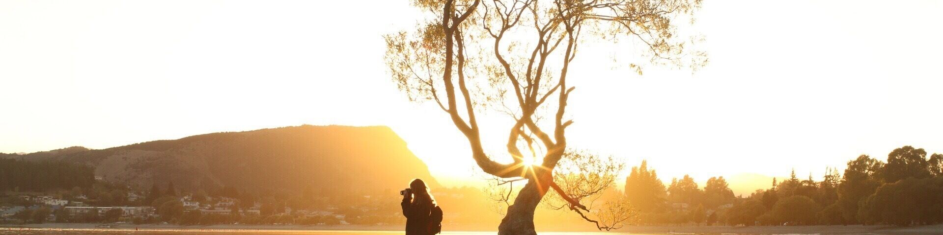 Sunrise at Lake Wanaka.